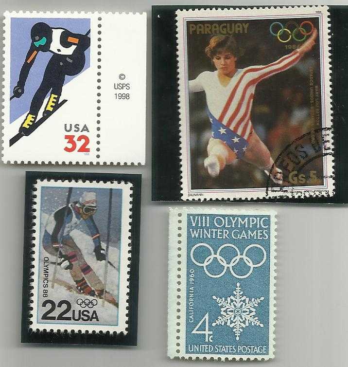Mary Lou Retton 1984 and Bonus Olympic Stamps For Sale