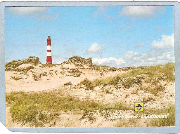 GER Germany Lighthouse Postcard Lighthouse On Amrum Island lighthouse ...