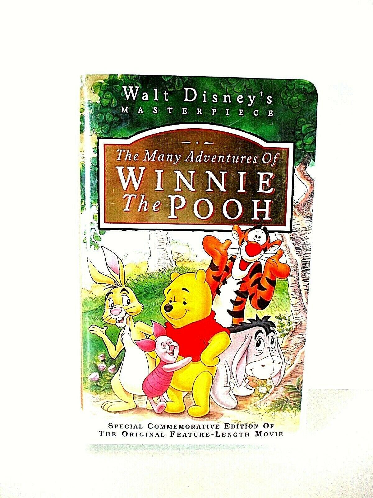 The Many Adventures Of Winnie The Pooh 1996 Vhs