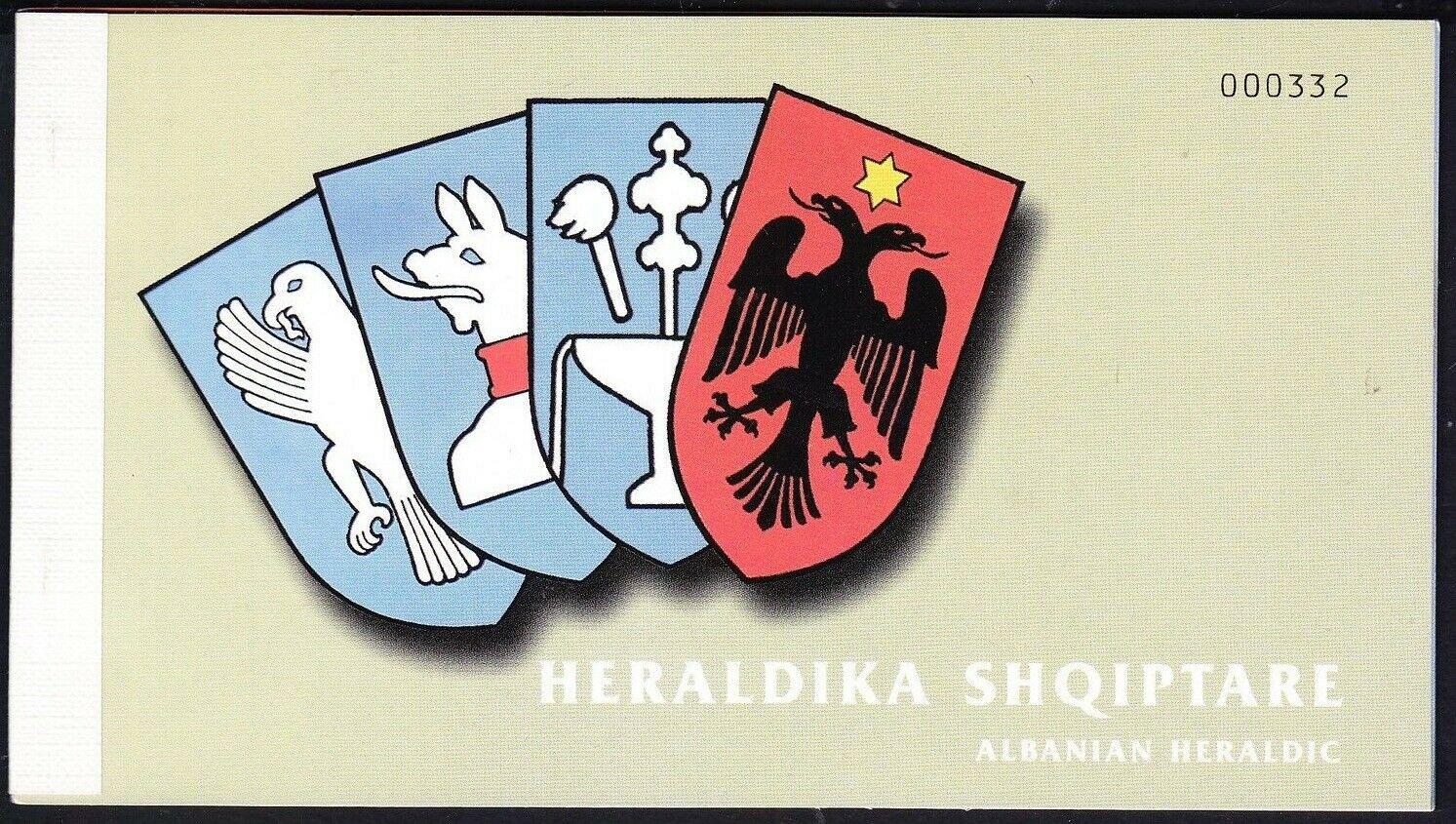 Albania 2001. Albanian Emblems Heraldica Heraldic. Booklet MNH. Mich ...