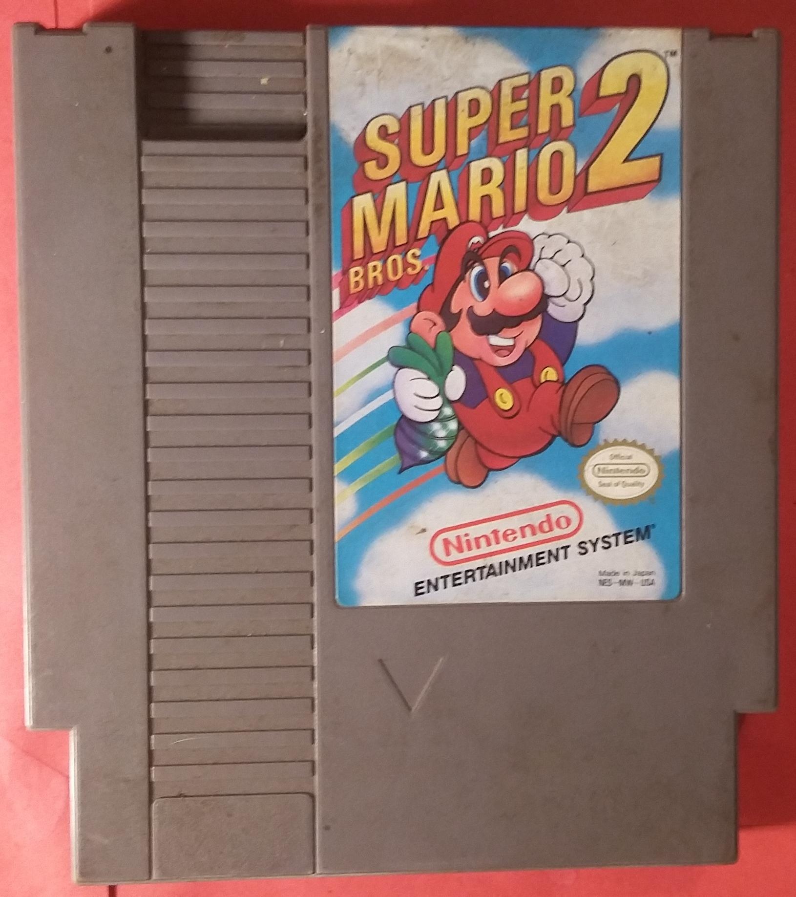 Suoer Mario 2 (Nintendo Entertainment System (NES), 1985 AUTHENTIC ...