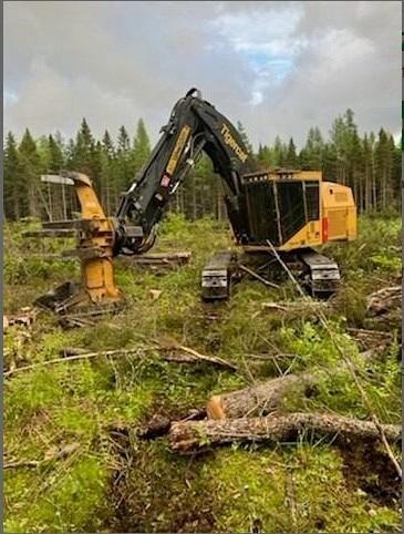 2020 Tigercat 855E Track Feller Buncher For Sale