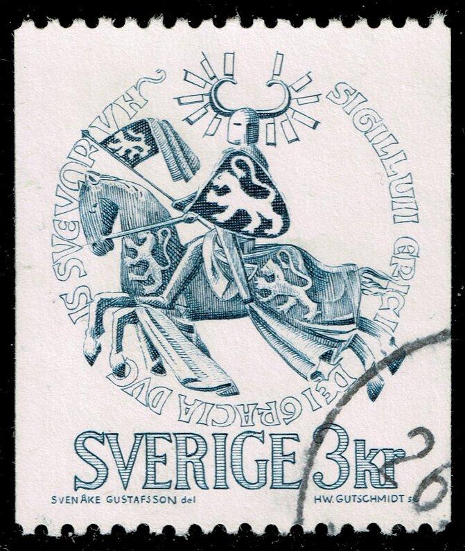Sweden #753 Seal of Duke Eric Magnusson; Used (5Stars) |SVE0753-11 For Sale