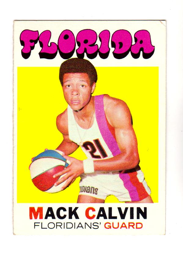 1971-72 Topps #160 Mack Calvin Rookie Florida NM For Sale