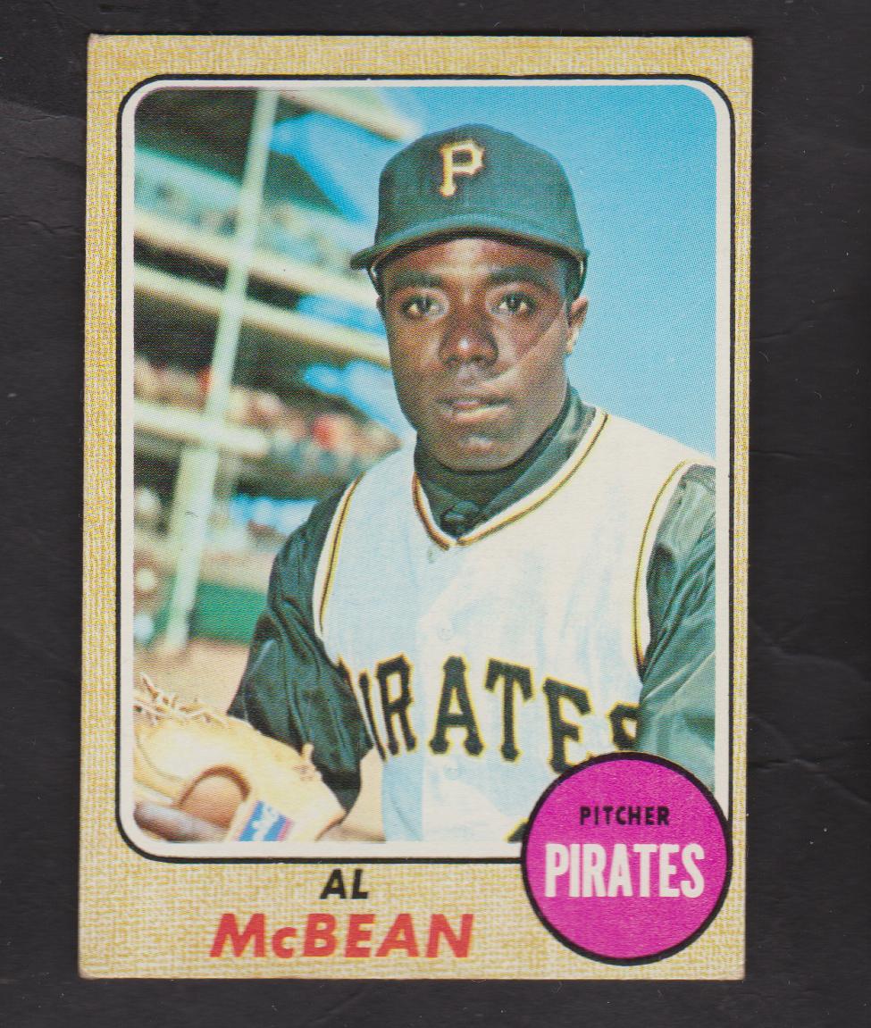 1968 Topps #514 Al McBean Pirates High Number For Sale