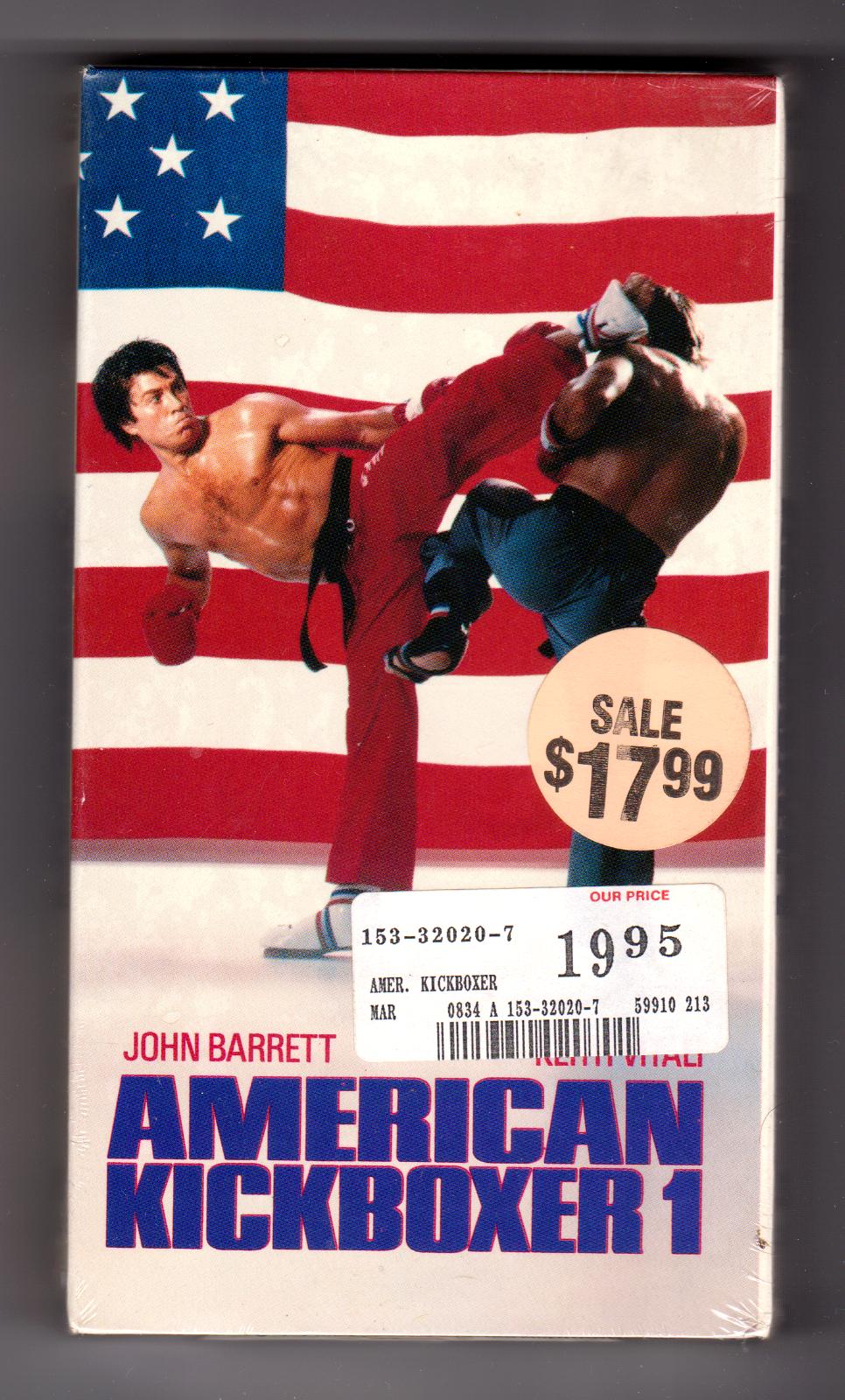 American Kickboxer 1 VHS Video John Barrett- Keith Vitali Sealed New ...