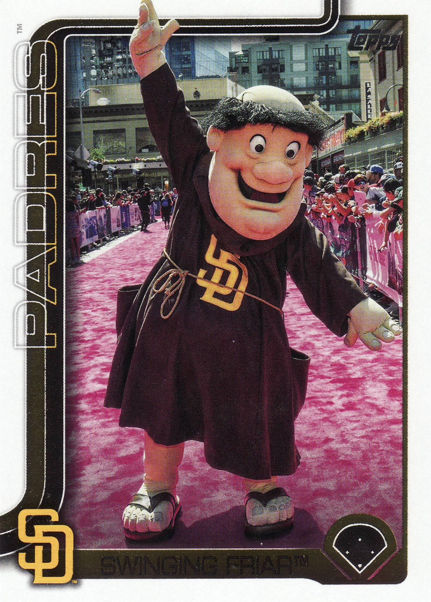 2025 Topps Celebration Mascots #20 - Swinging Friar - Padres For Sale