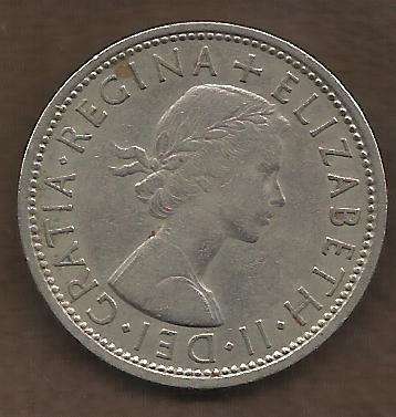 1966 Great Britain (England) 2 Shilling Coin For Sale