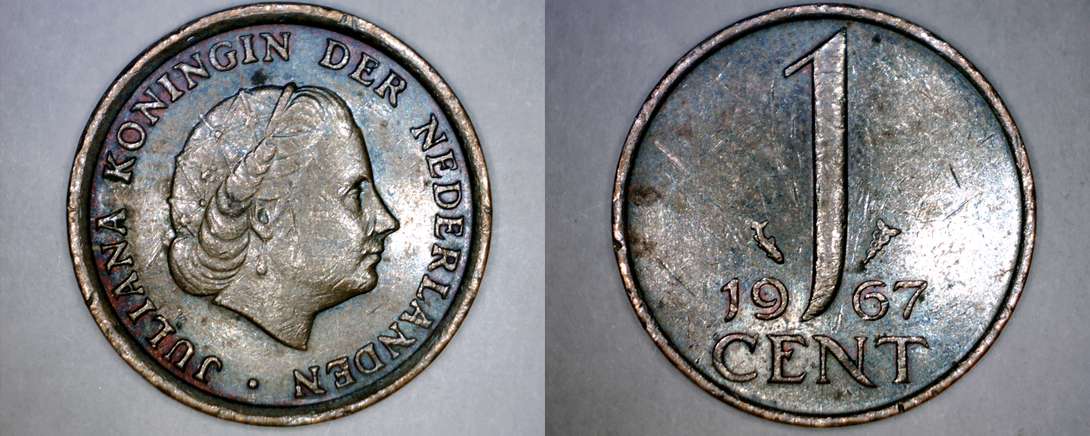 1967 Netherlands 1 Cent World Coin For Sale