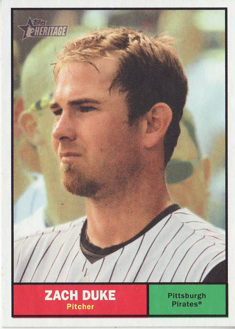 2010 Topps Heritage #100 Zach Duke For Sale