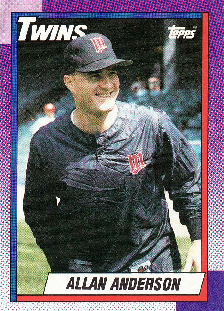 1990 Topps #71 - Allan Anderson - Twins For Sale