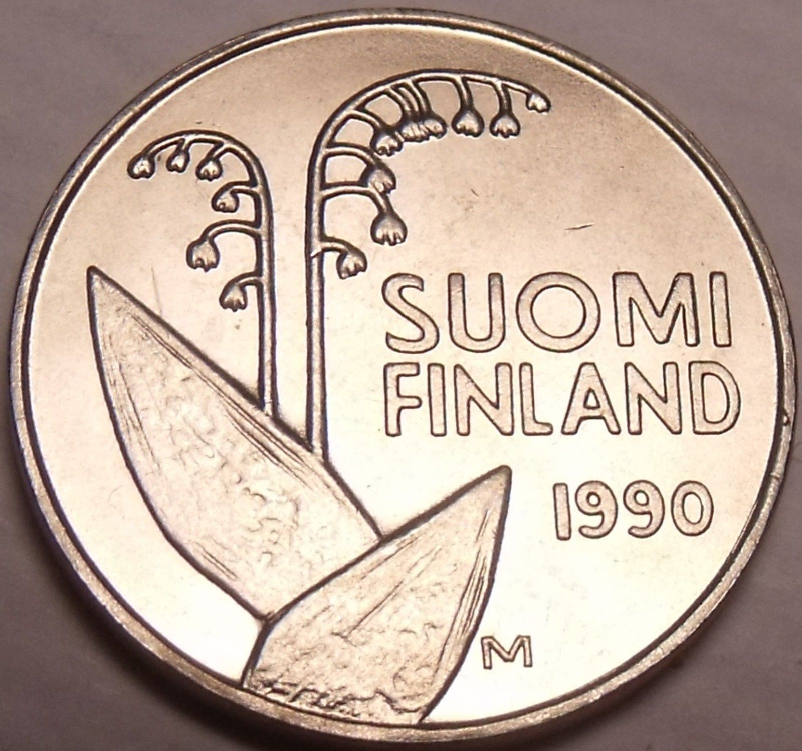Gem Unc Finland 1990-M 10 Pennia~Penni~Flower pods And Stems~Honeycombs ...