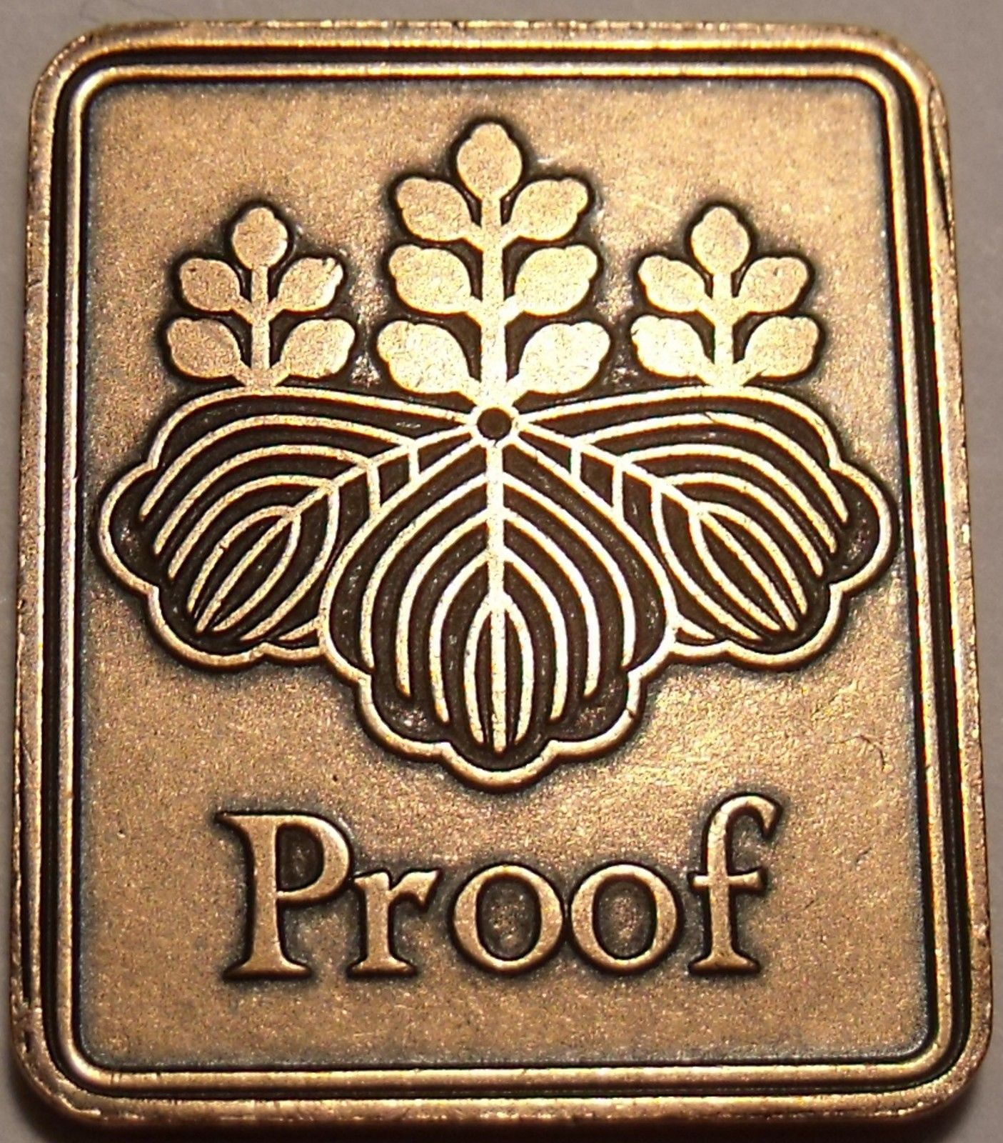 Japan 1989 Proof Set Medallion~Free Shipping For Sale