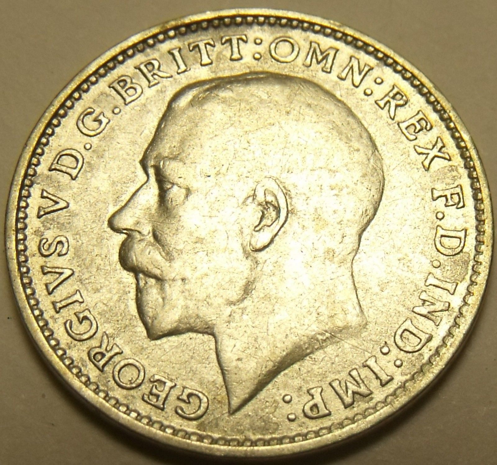 Au/Unc Silver Great Britain 1918 3-Pence~See All Our Silver Coins~Free ...