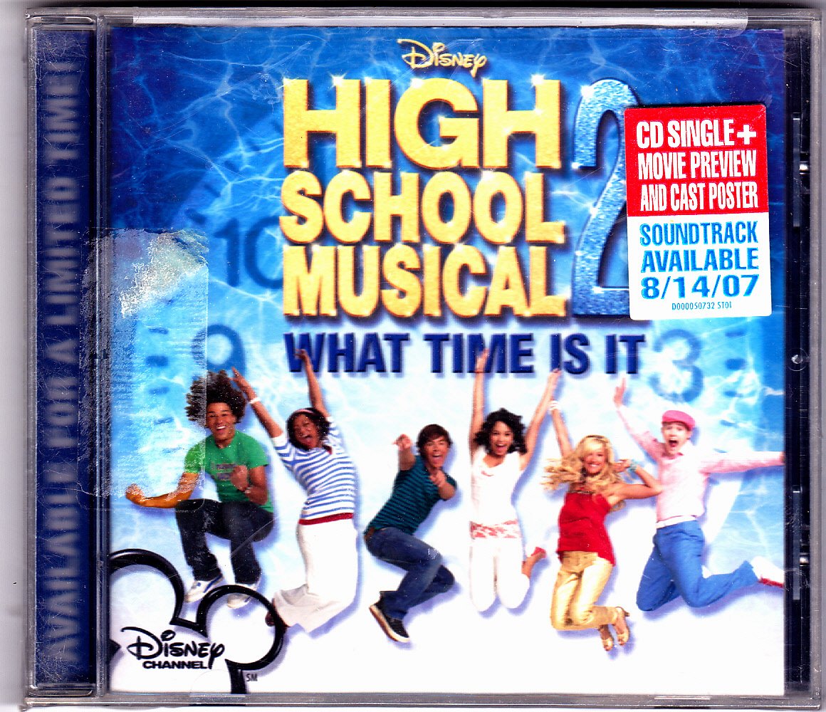 High School Musical 2 'What Time Is It' 2007 CD - Brand New - Factory ...