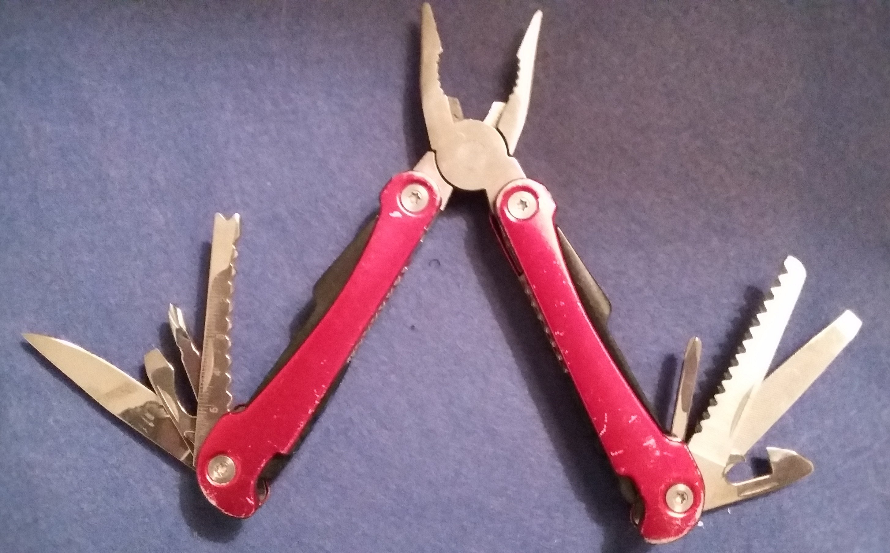 Sheffield Rugged Red Spring Assisted Full Size Pliers - 11 in 1 Multi ...