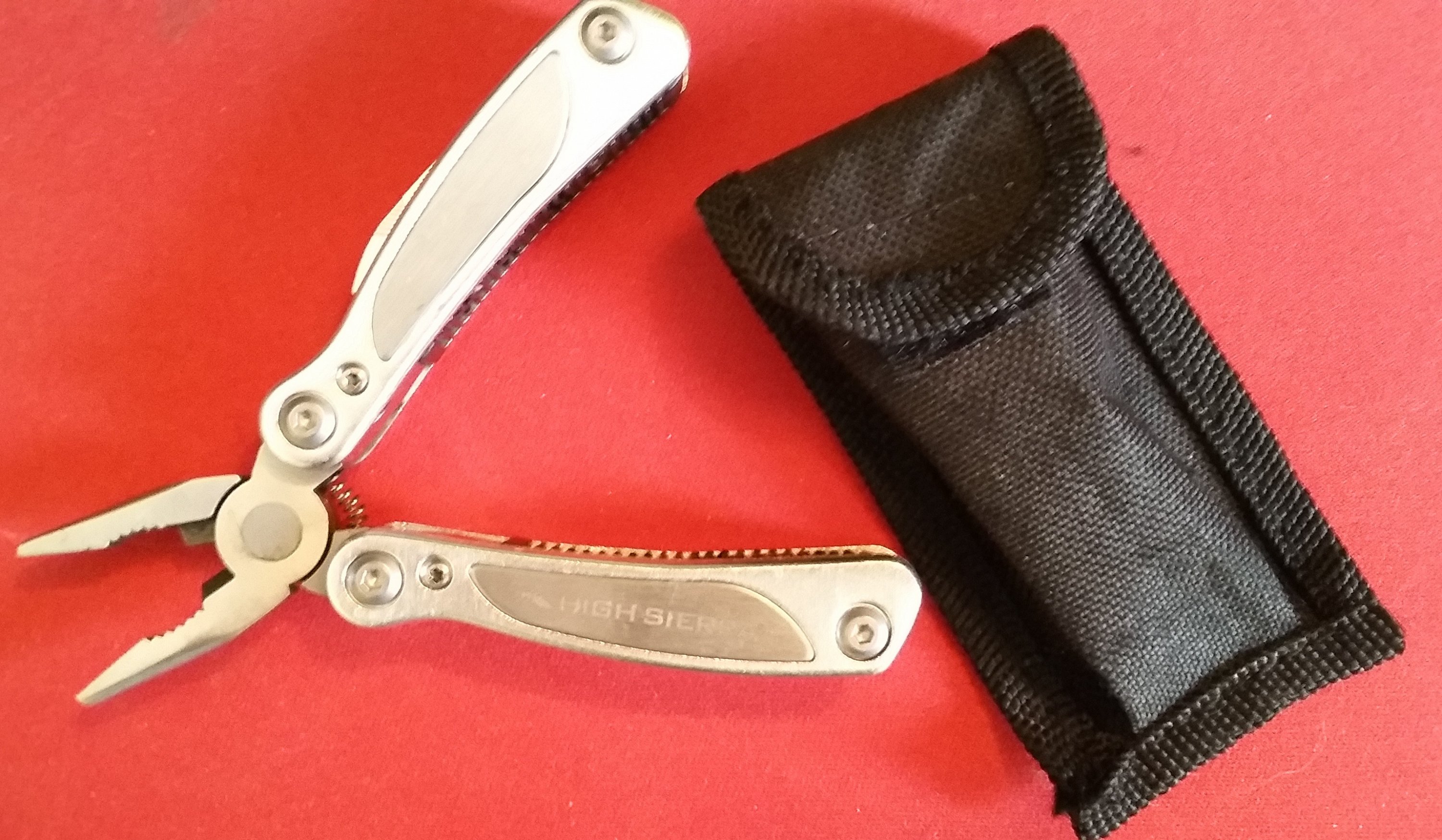 High Sierra SMALL SPRING-ASSISTED PLIERS-11n1 MULTI-TOOL w/Case -Sold ...